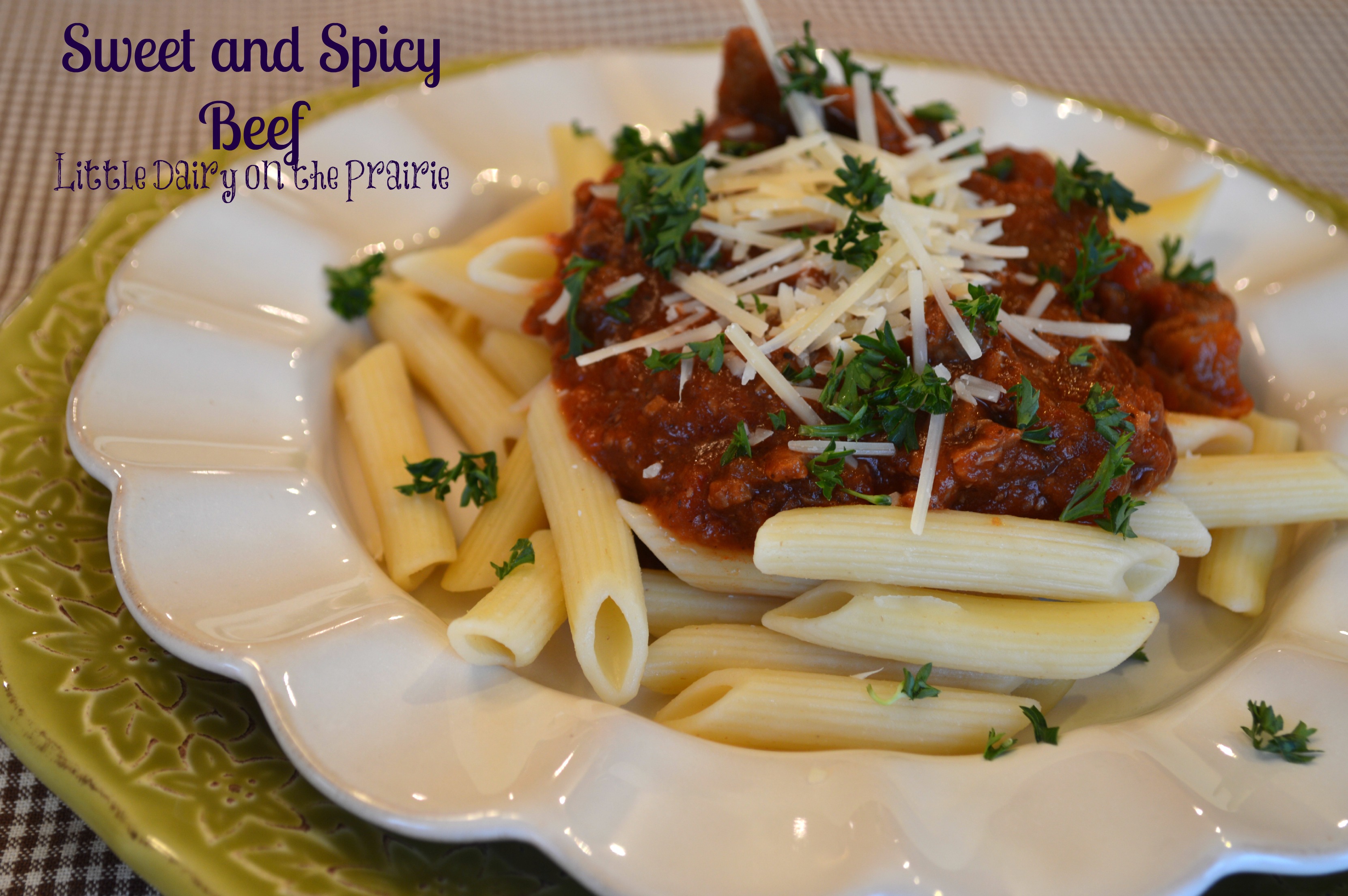 Sweet and Spicy Beef - Pitchfork Foodie Farms