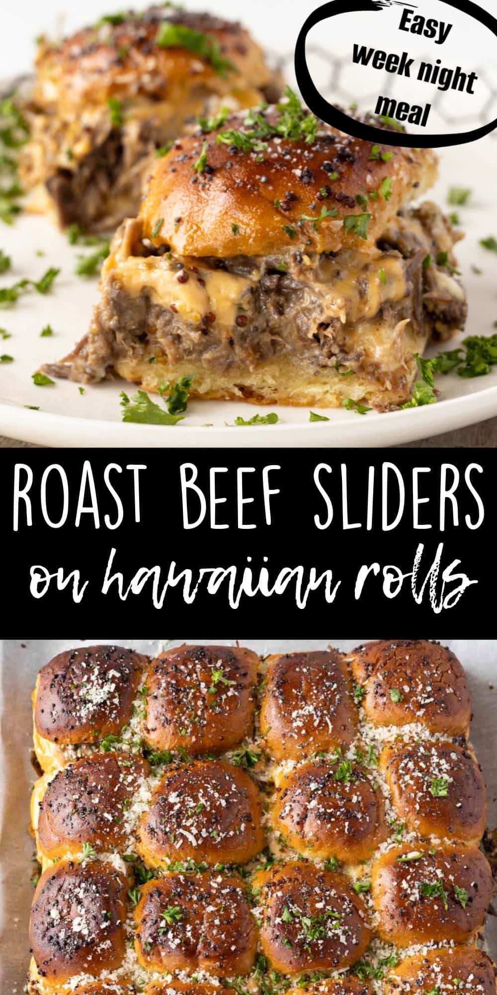 Easy Roast Beef Sliders on Hawaiian Rolls Recipe - Pitchfork Foodie Farms