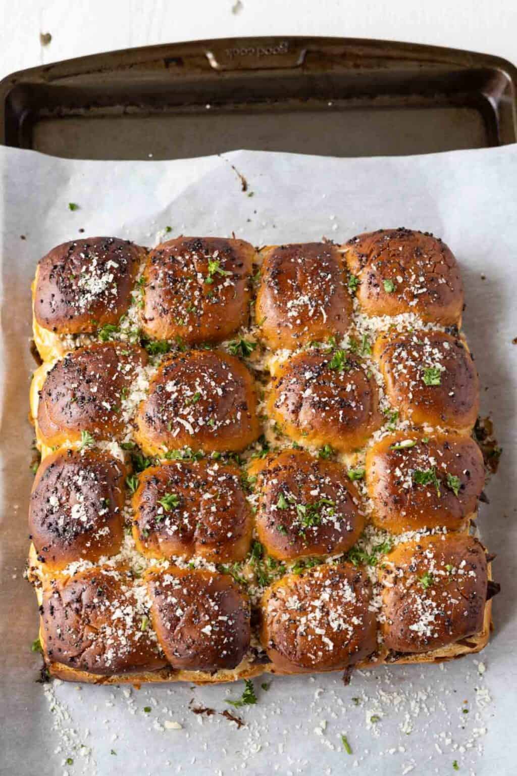 Easy Roast Beef Sliders on Hawaiian Rolls Recipe - Pitchfork Foodie Farms