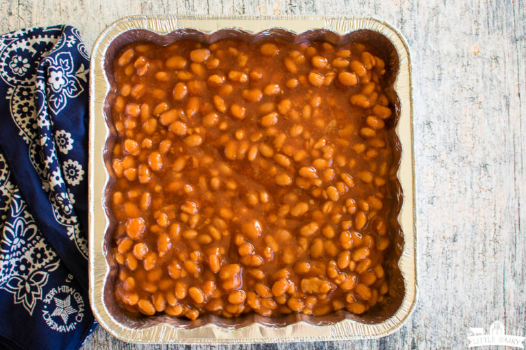 Smoked Baked Beans w/ Bacon & Brown Sugar - Pitchfork Foodie Farms