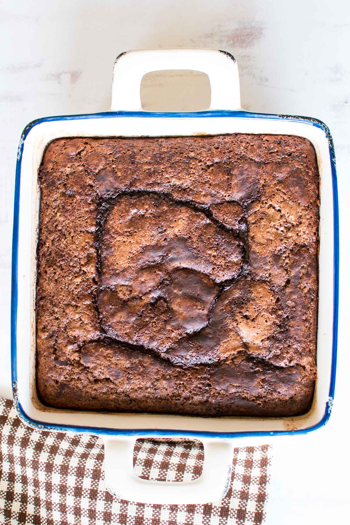 Hot Fudge Pudding Cake - Pitchfork Foodie Farms