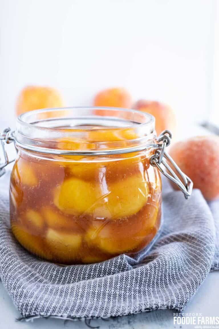 Homemade Peach Pie Filling (for the freezer) - Pitchfork Foodie Farms