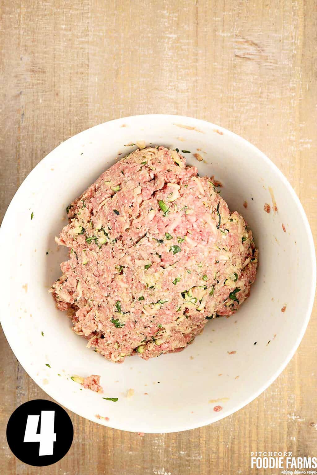 Zucchini Meatballs Recipe w/ Ground Beef - Pitchfork Foodie Farms