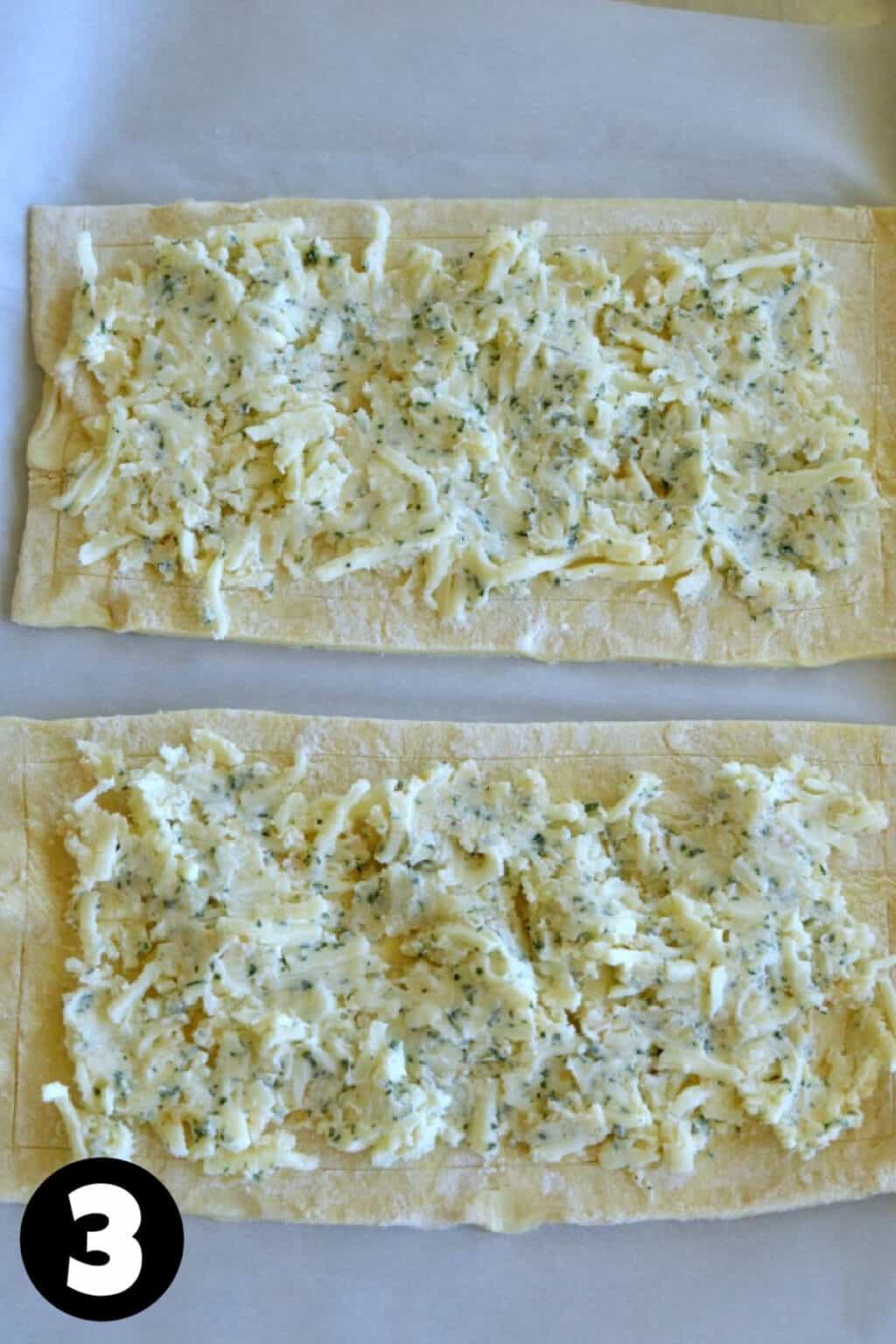 Cheese Pastry with Puff Pastry & Mozzarella - Pitchfork Foodie Farms