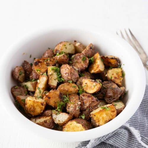 Crispy Roasted Red Potatoes in the Oven - Pitchfork Foodie Farms