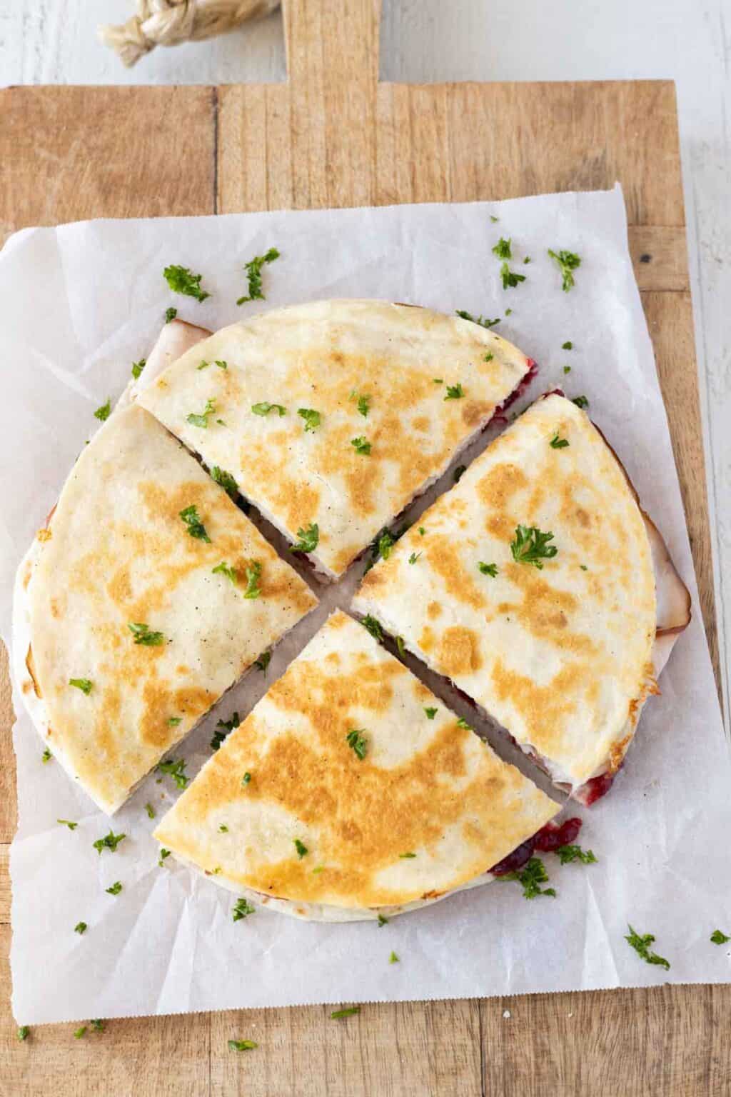 Turkey Quesadilla (Leftover Turkey Recipe in 10 Minutes) - Pitchfork ...